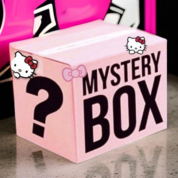Hello Kitty by Sanrio | Other | Hello Kitty Mystery Box Nwt 68 Random Authentic Sanrio Items ...
